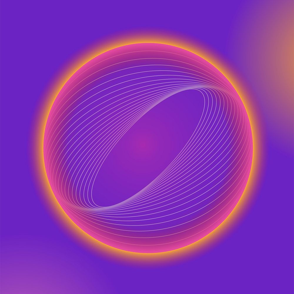 Vibrant abstract circular gradient background | Free Photo Illustration ...