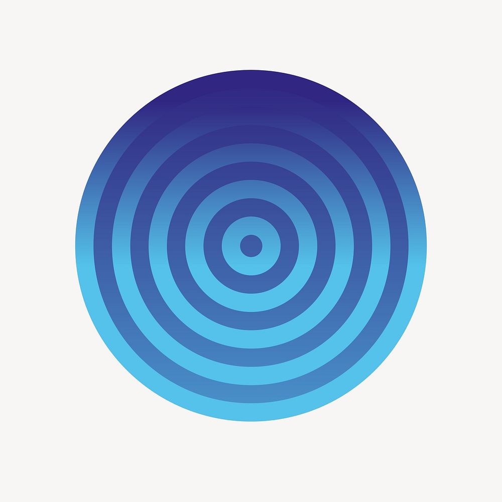 Concentric blue gradient circle vector | Free Vector - rawpixel Concentric blue gradient circle vector | Free Vector - rawpixel