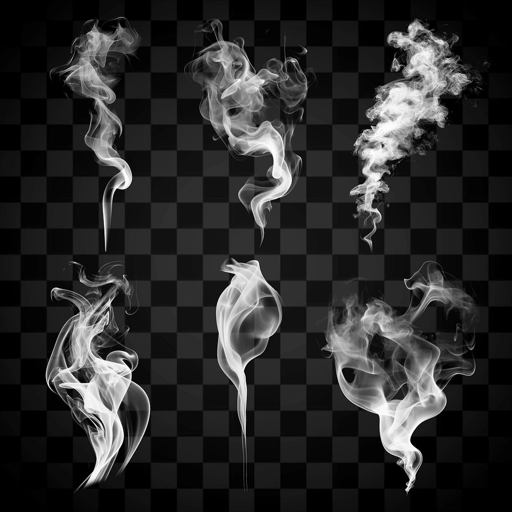 Smoke effect design element set | Free Photo - rawpixel