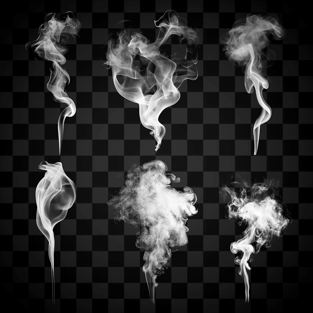 Smoke effect design element set | Free Photo - rawpixel
