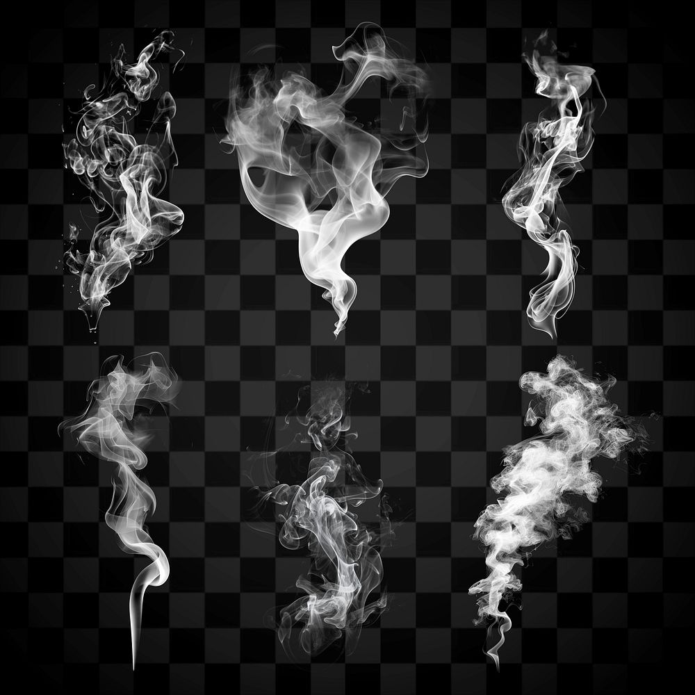 Smoke effect design element set | Free Photo - rawpixel