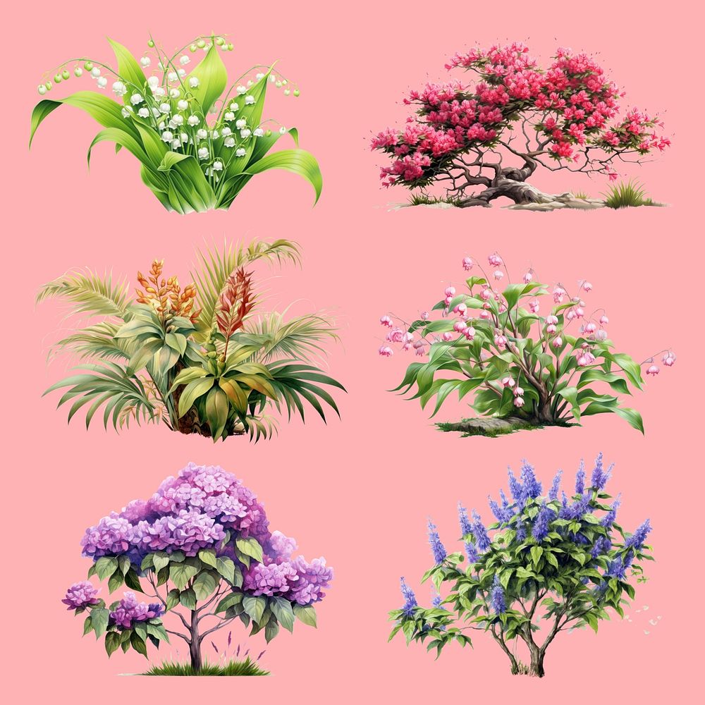 Botanical digital art design element | Free Photo - rawpixel