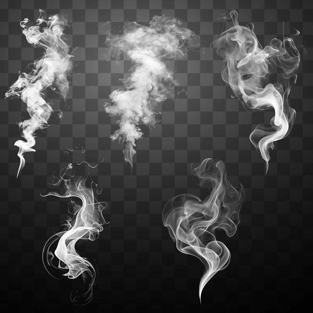 Smoke effect design element set | Premium PSD - rawpixel