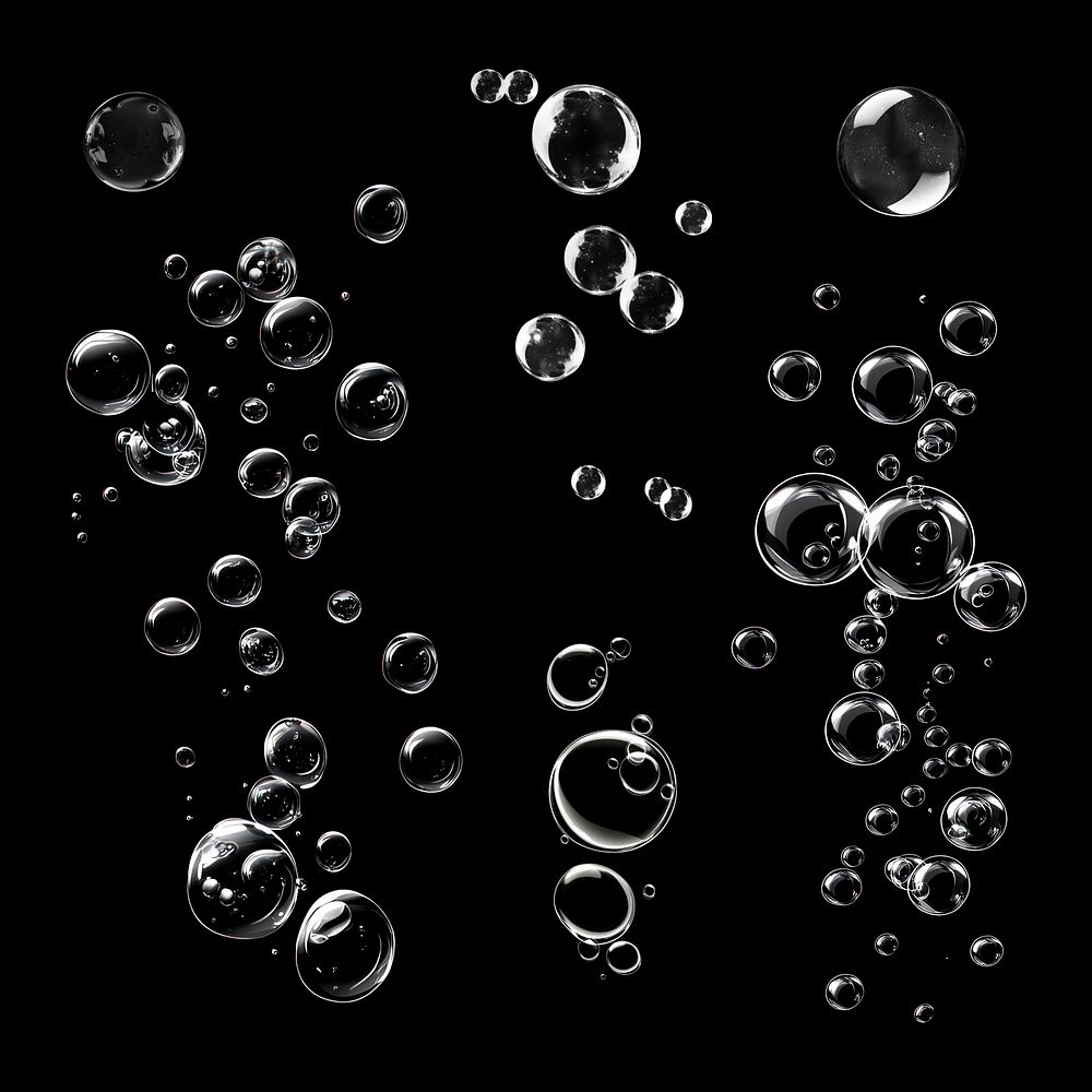 Soap bubble design element set | Premium PSD - rawpixel