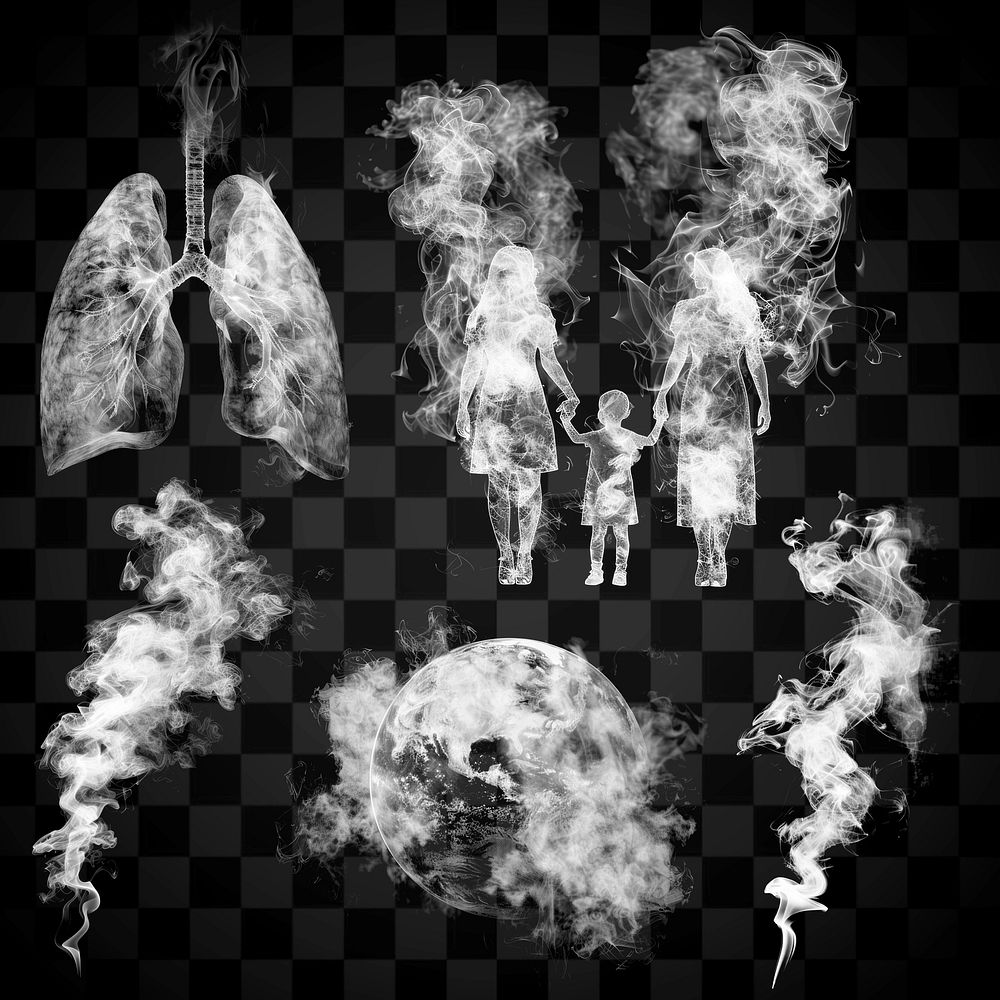 Cigarette smoke effect design element | Premium PSD - rawpixel