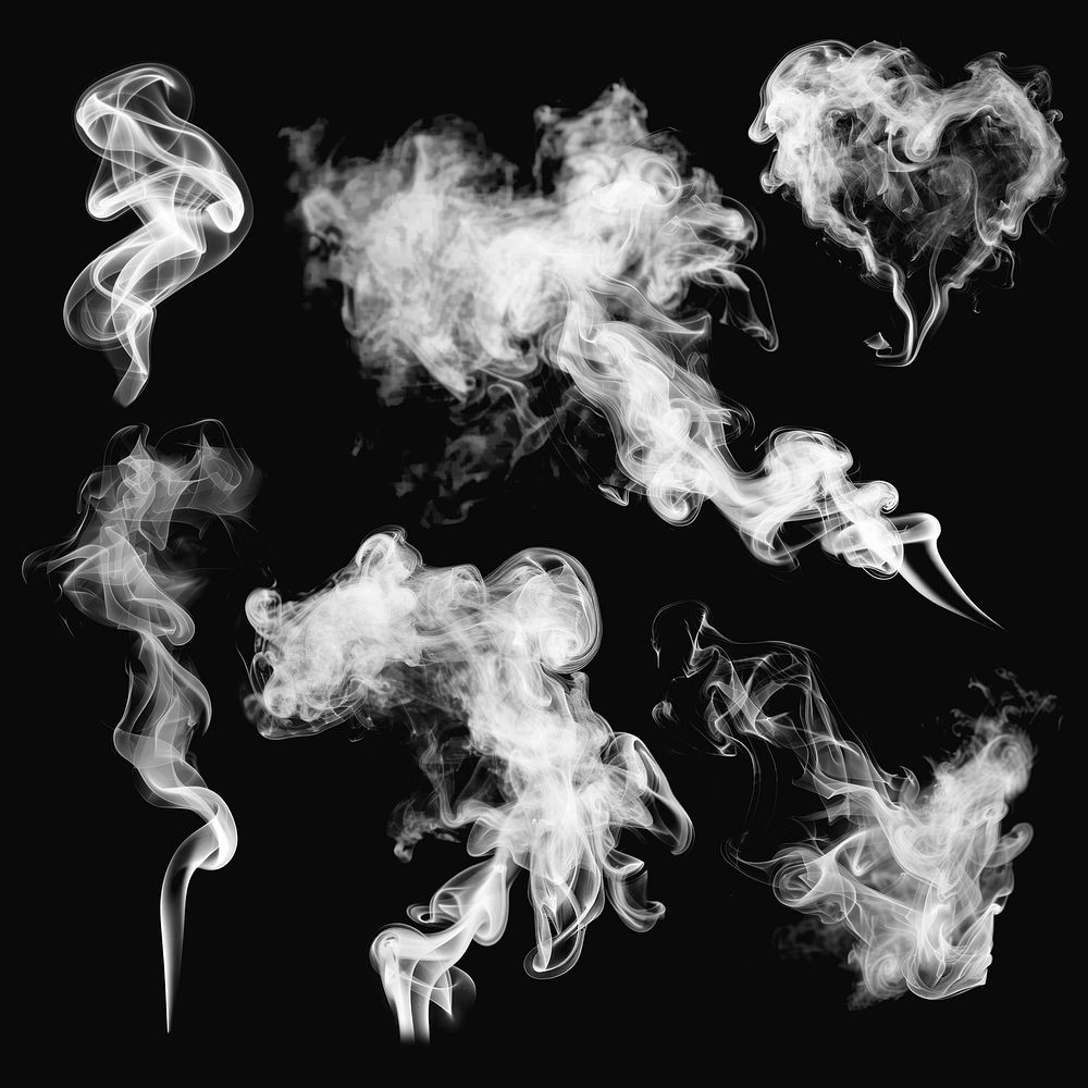 Smoke effect design element set | Premium PSD - rawpixel