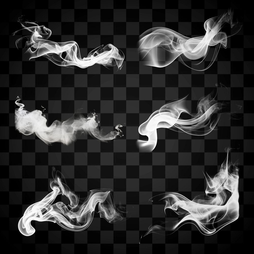 Smoke effect design element set | Premium PSD - rawpixel