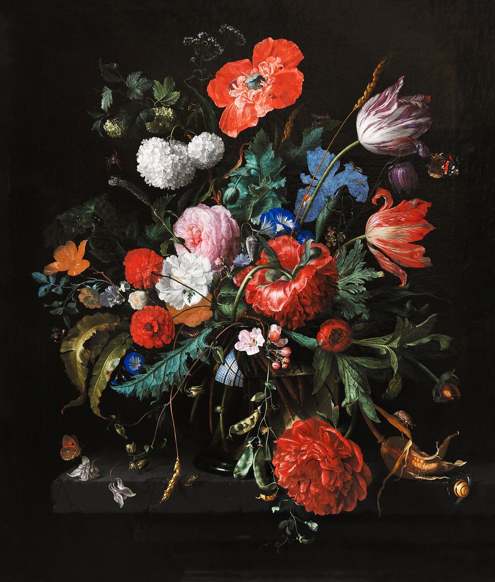 Bunch Flowers. Original public domain | Free Photo Illustration - rawpixel