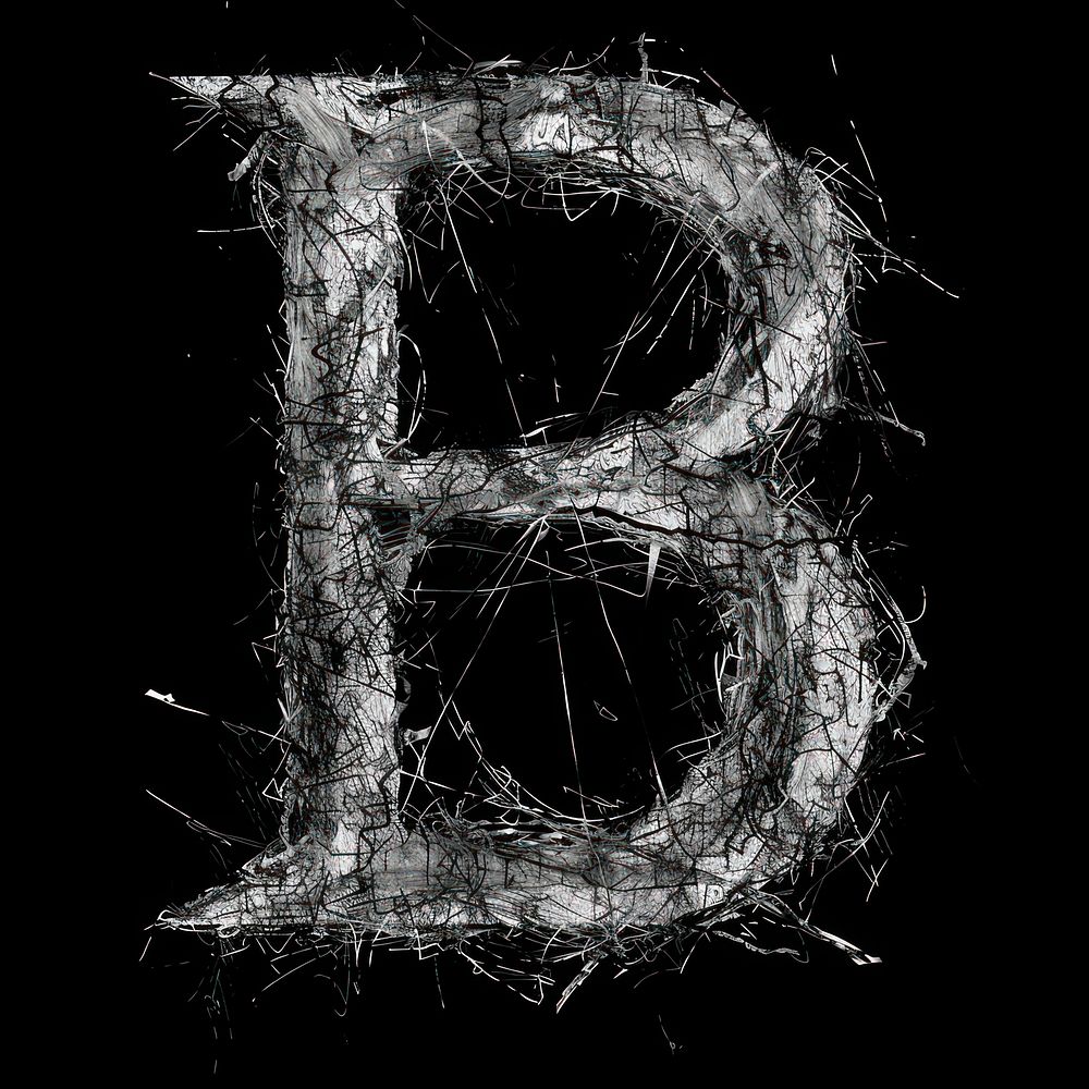 Letter b background black black | Free Photo Illustration - rawpixel
