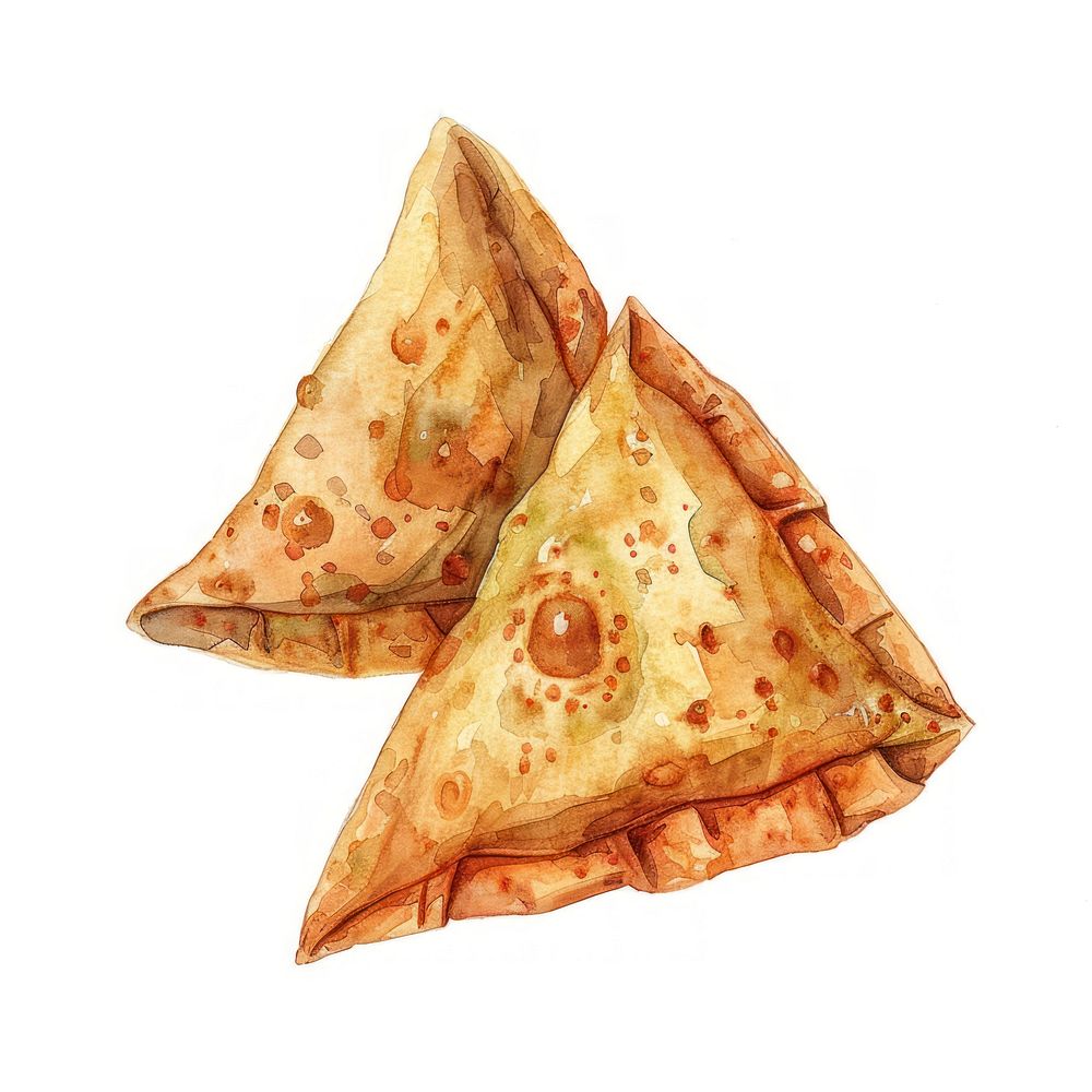 An isolated samosas food illustration | Free Photo Illustration - rawpixel