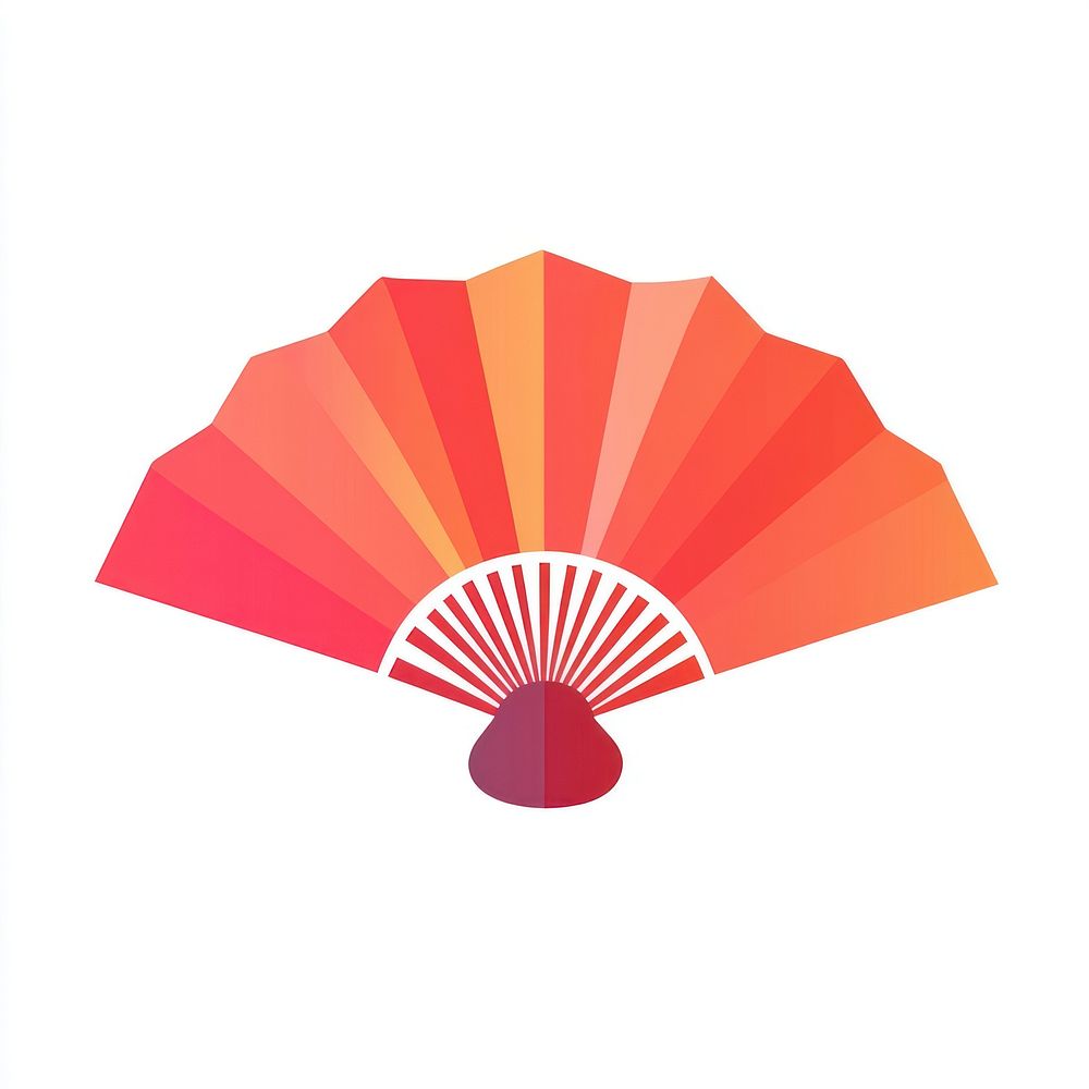 Chinese fan illustration shape invertebrate. | Free Photo Illustration ...