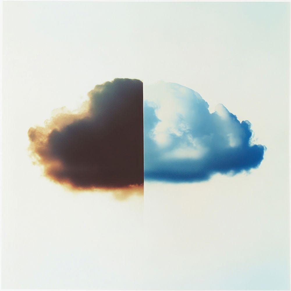 Cloud collage art contrasting. | Free Photo - rawpixel
