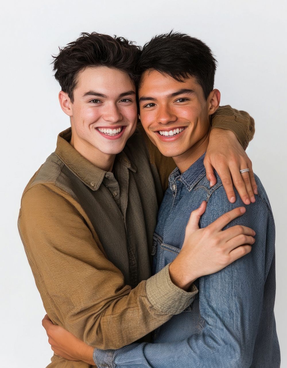 Happy 3 lgbtq family members | Free Photo - rawpixel