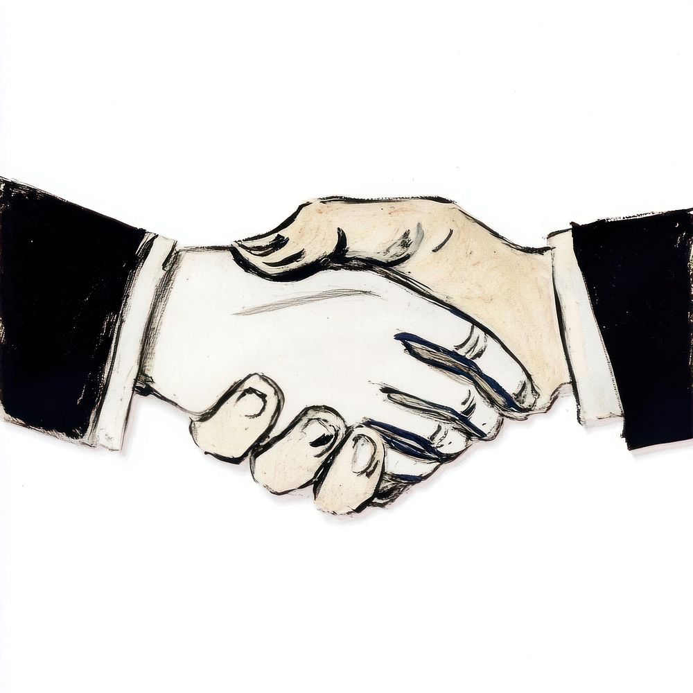 Icon Handshake handshake collaborative illustration | Free Photo ...
