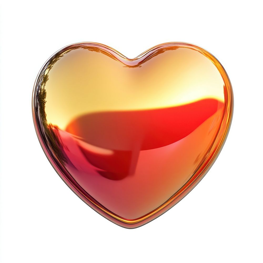 Red heart gradient symbol illustration. | Free Photo Illustration ...