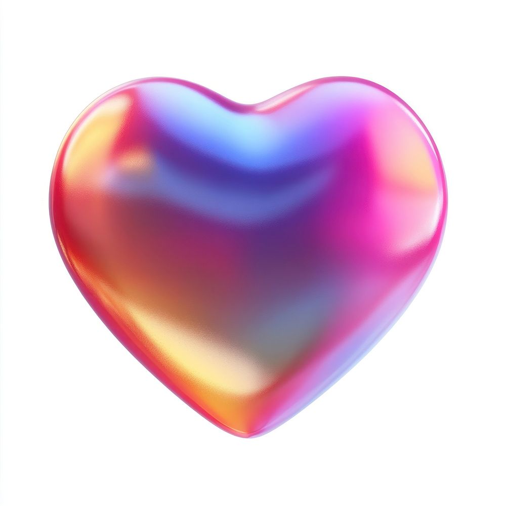 Red heart gradient bright illustration. | Free Photo Illustration ...