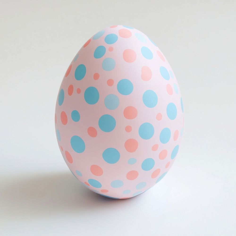 Pastel Polka Dots Easter Egg | Free Photo - rawpixel