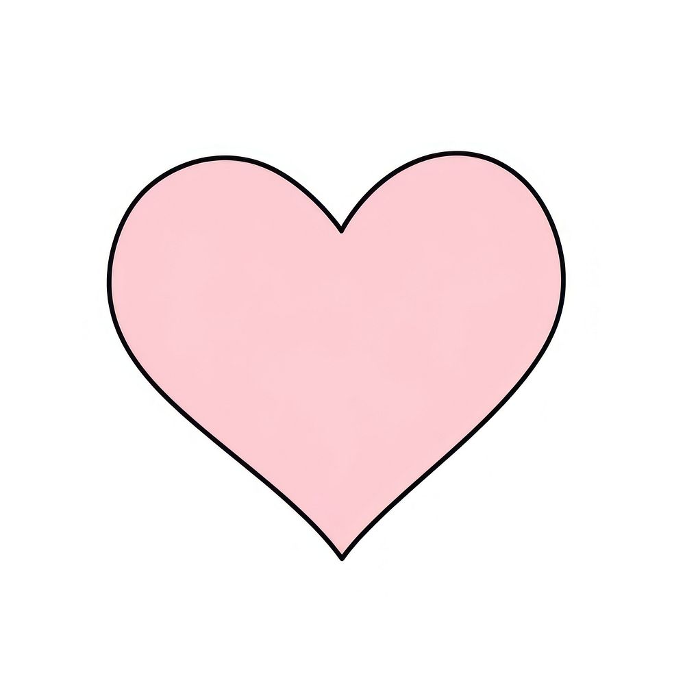 Pink heart icon illustration symbol | Free Photo Illustration - rawpixel