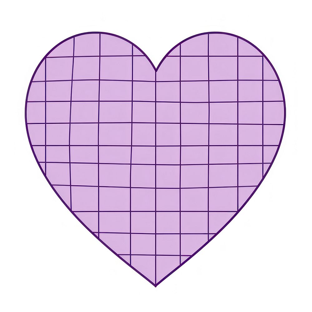 Purple heart icon pattern grid | Free Photo Illustration - rawpixel