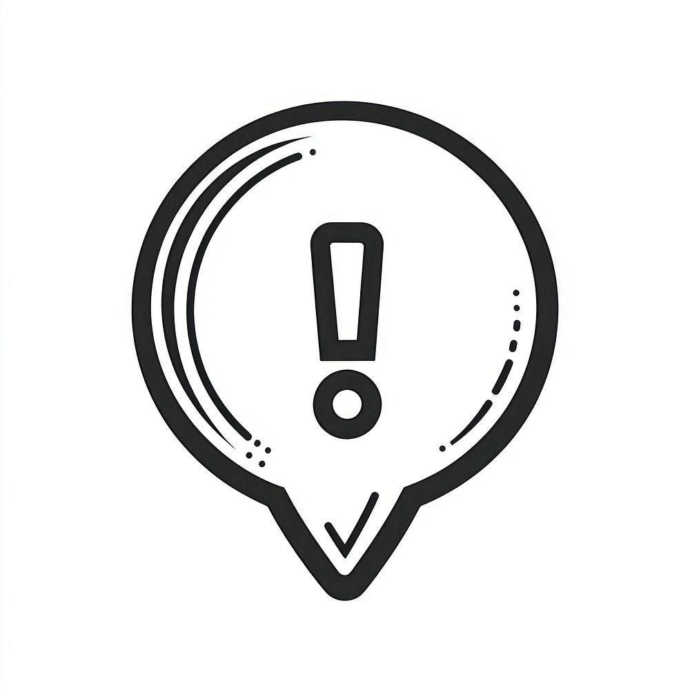 Speech bubble Exclamation mark icon | Free Photo Illustration - rawpixel