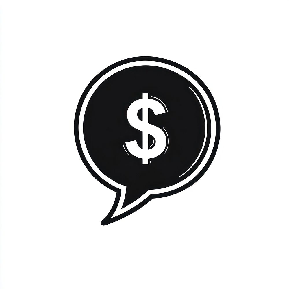 Speech bubble money sign icon | Free Photo Illustration - rawpixel