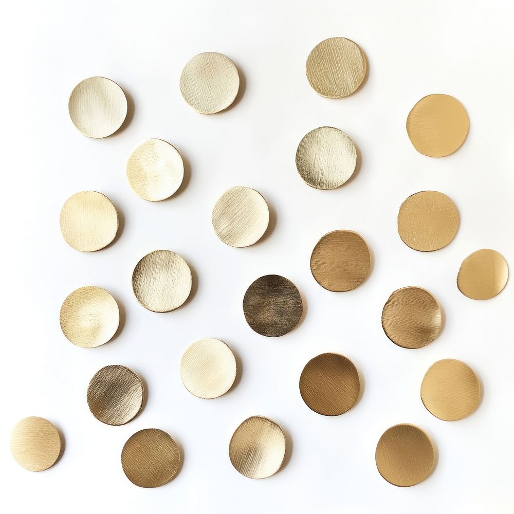 Gold foil circle confetti decorative | Free Photo - rawpixel