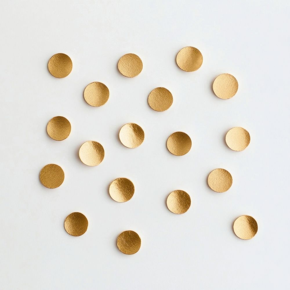 Gold foil circle confetti round | Free Photo - rawpixel