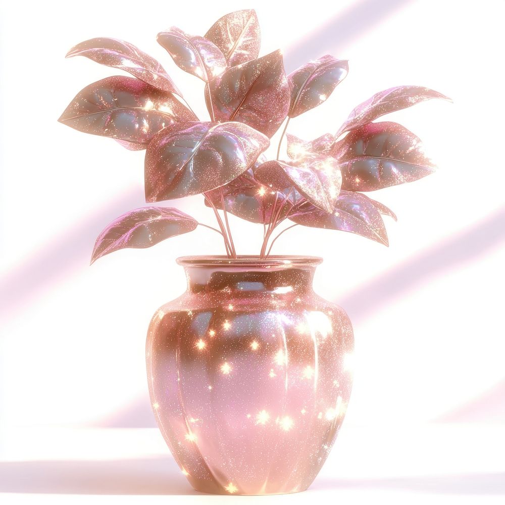 Sparkle plant pot leaves light | Free Photo Illustration - rawpixel