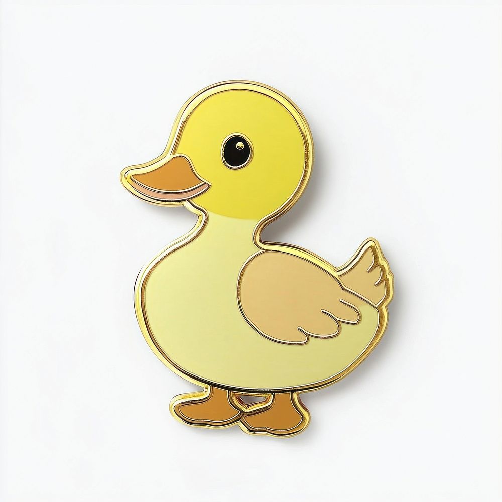 Duck pin badge animal cute | Free Photo - rawpixel
