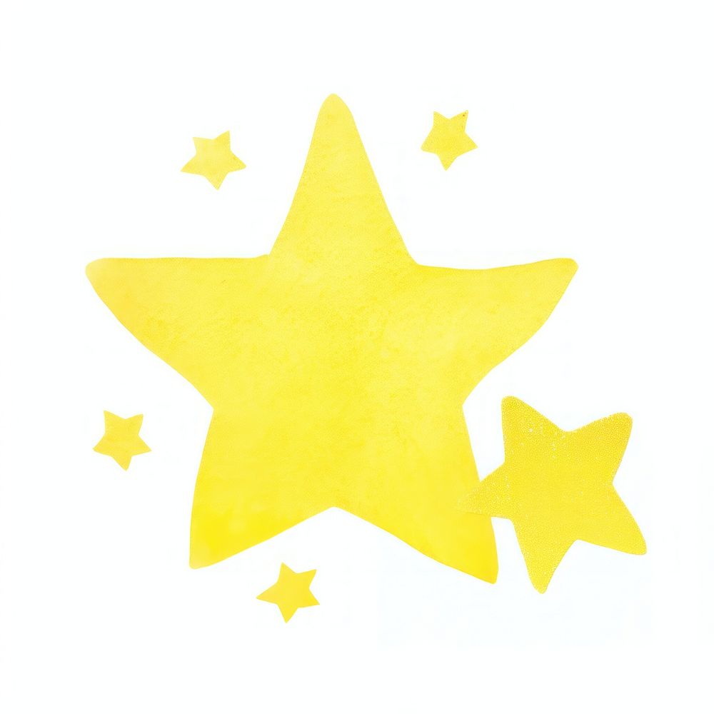 Yellow sparkle star illustration yellow | Free Photo Illustration ...
