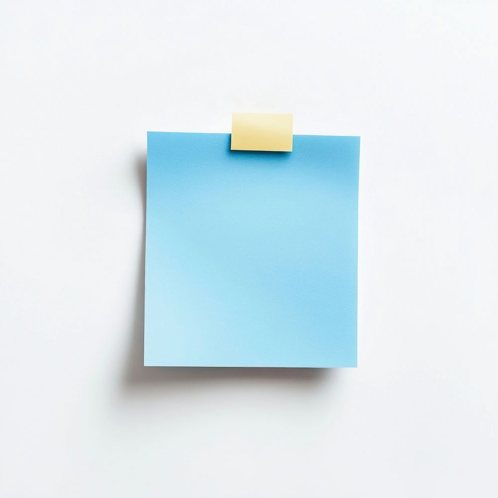Blue post it mockup isolated | Free Photo - rawpixel