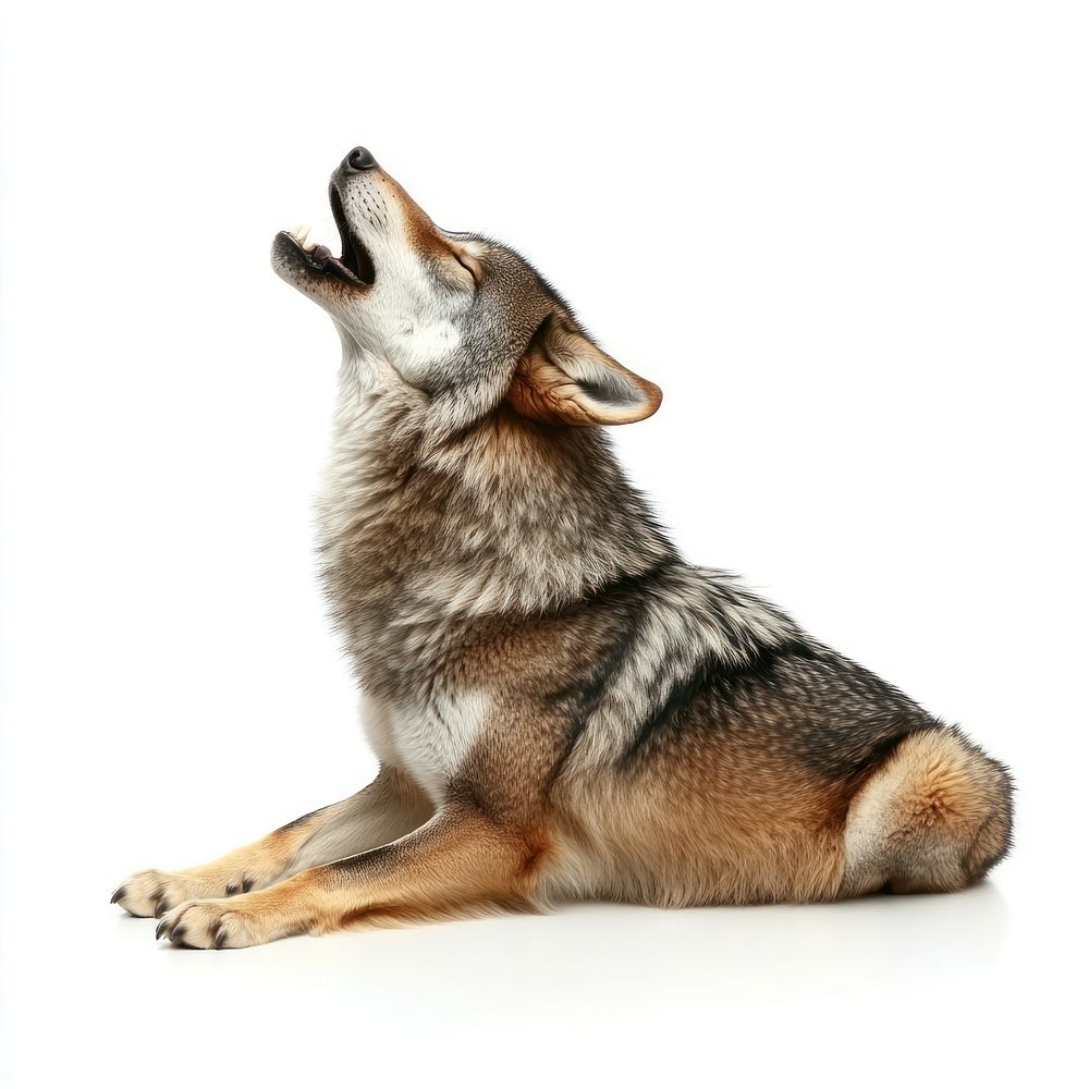 Wolf howling animal photography wildlife. | Free Photo - rawpixel