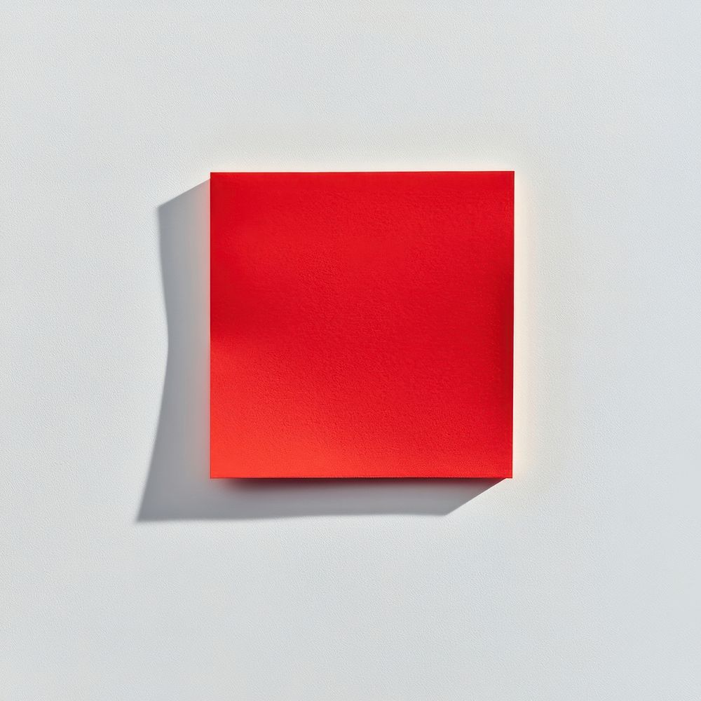 Red sticky note minimalist composition | Free Photo - rawpixel