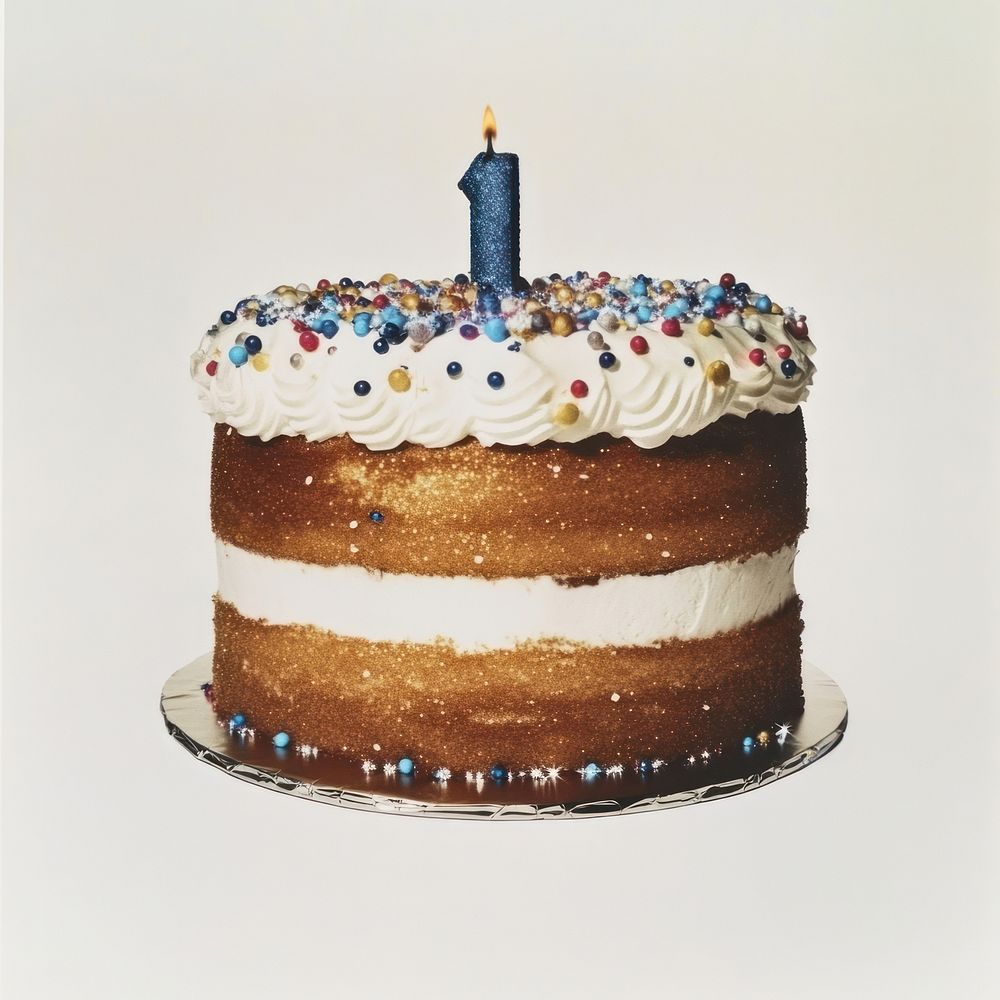 Photography glitter birthday cake dessert | Free Photo - rawpixel