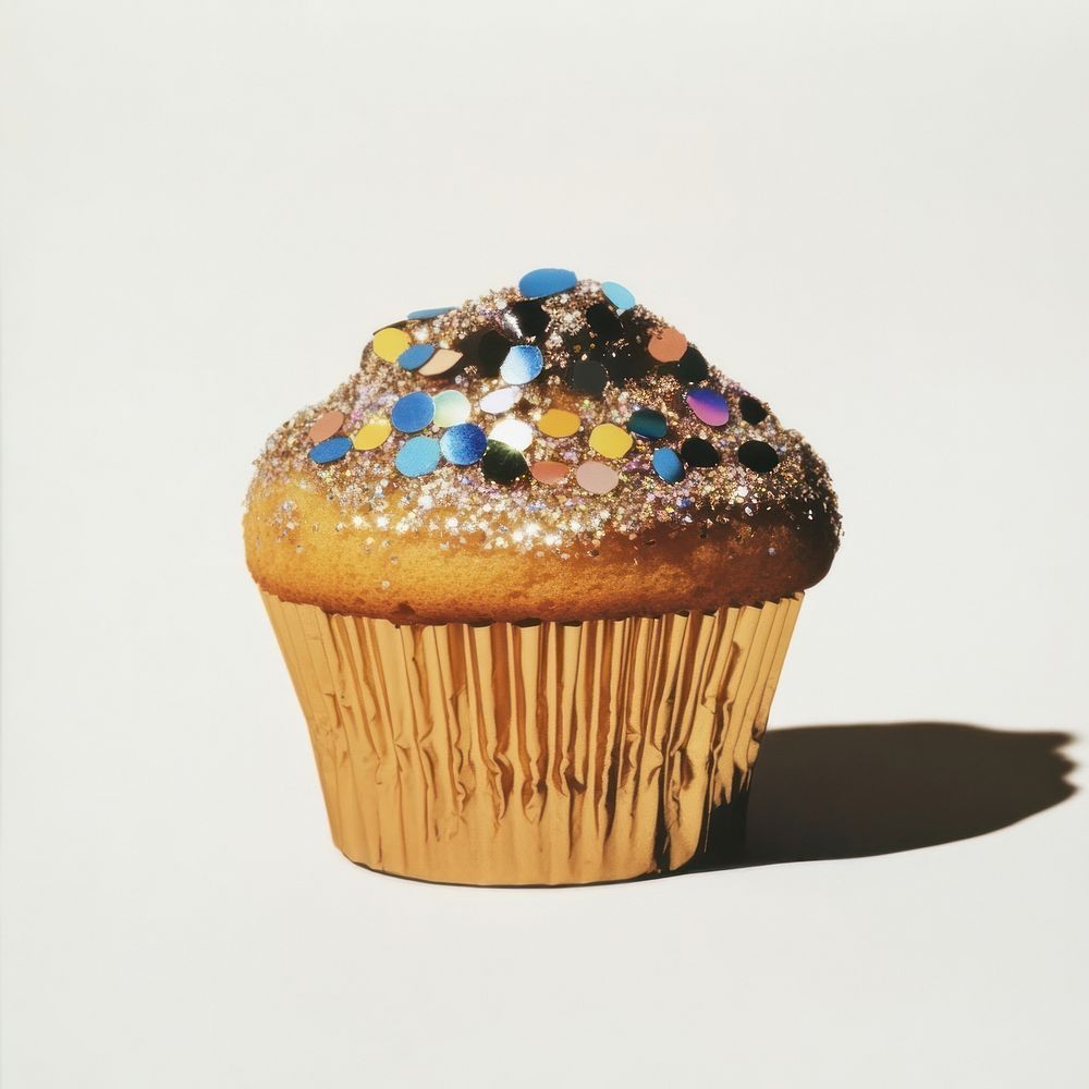Photography glitter cupcake dessert sprinkles | Free Photo - rawpixel