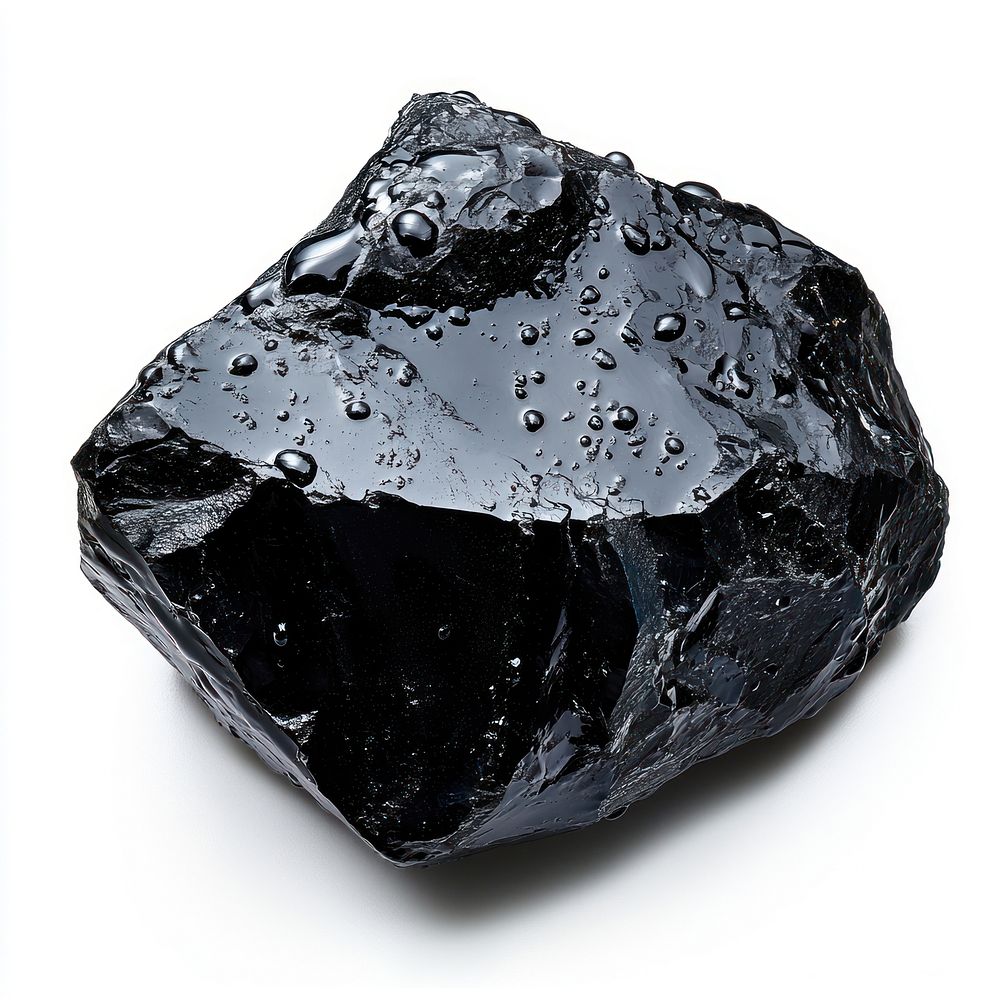 Wet Obsidian Rock obsidian mineral | Free Photo - rawpixel