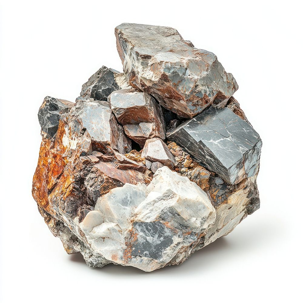 Breccia Rock Cluster rock mineral | Free Photo - rawpixel