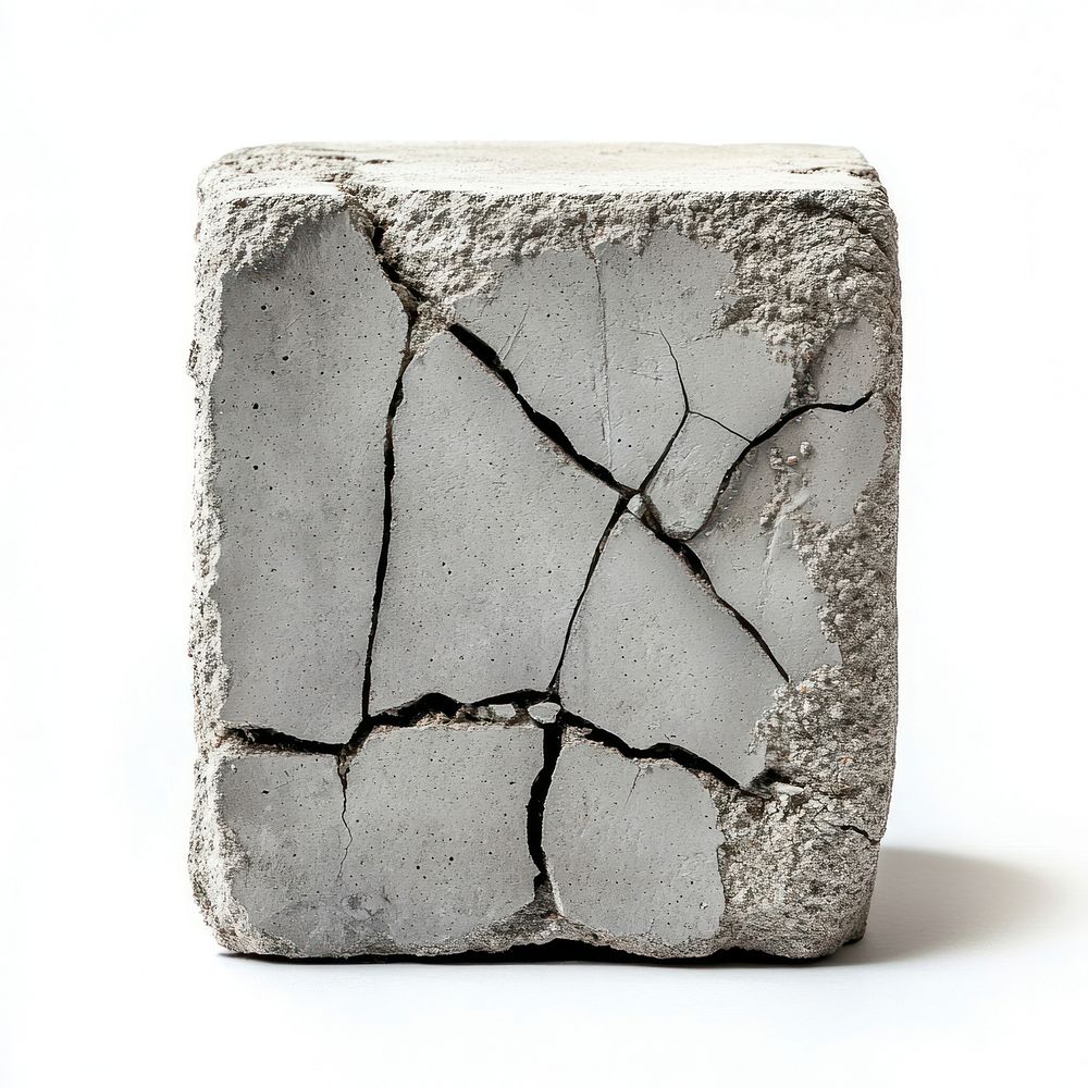 Cracked Concrete Block industrial concrete | Free Photo - rawpixel