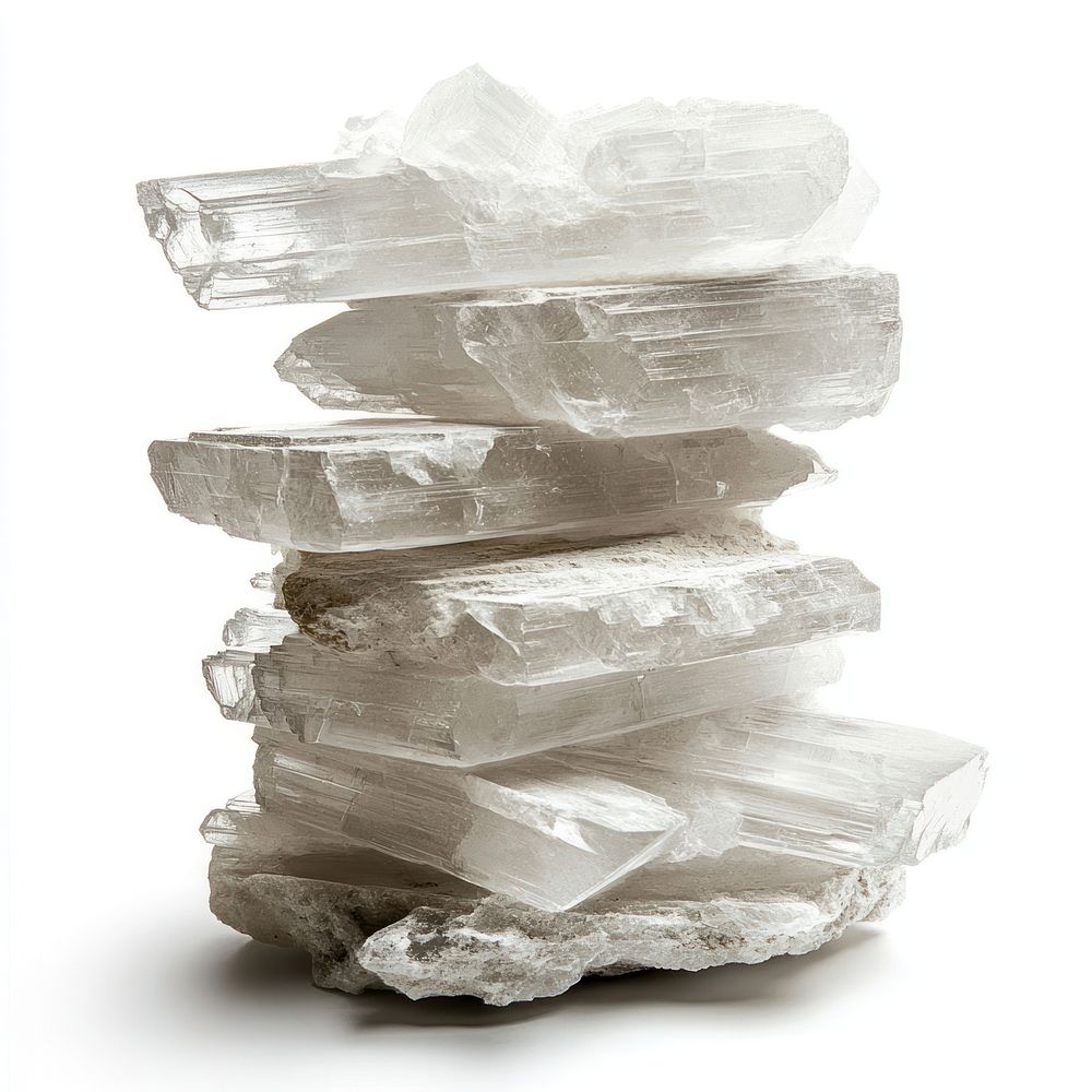 Stacked Gypsum Crystals crystal translucent | Free Photo - rawpixel