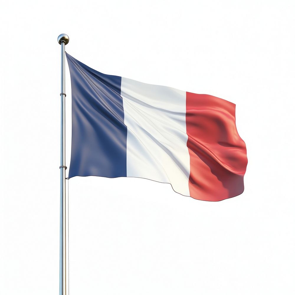 Waving France flag flagpole france | Premium Photo - rawpixel