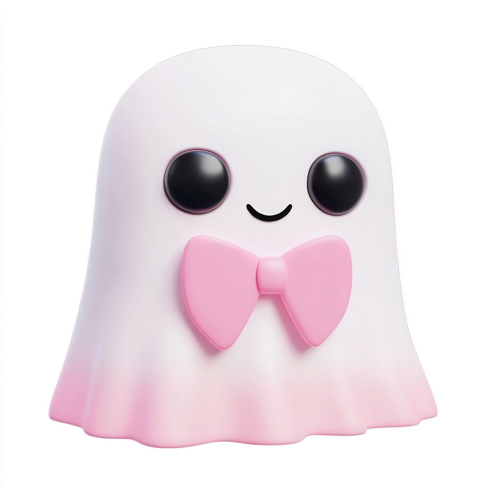 Coquette ghost illustration cute pink. | Free Photo Illustration - rawpixel