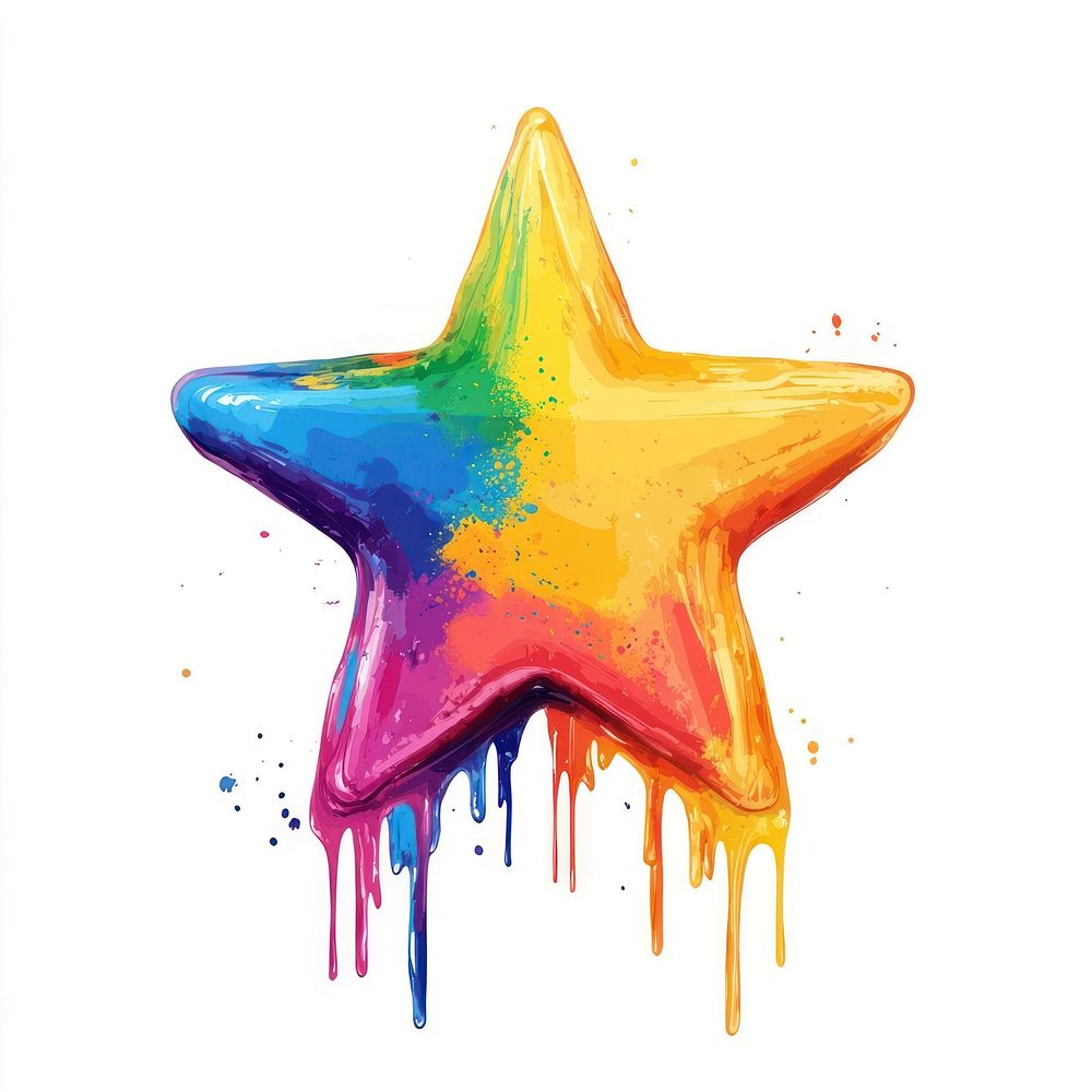 Spray paint star illustration art | Free Photo Illustration - rawpixel