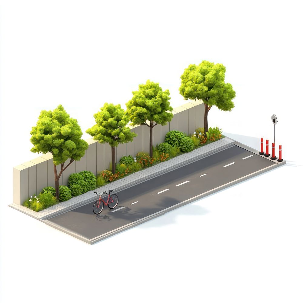 Bike lane bike bicycle urban. | Free Photo Illustration - rawpixel