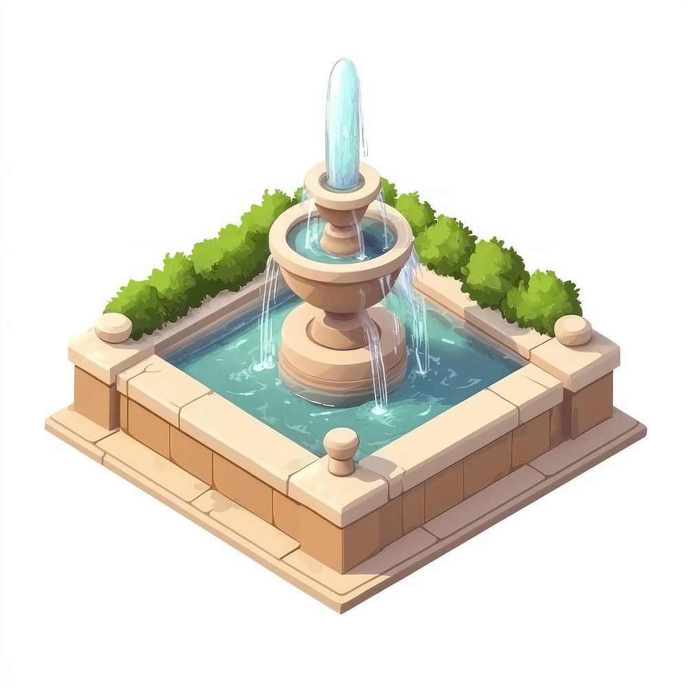 Fountain fountain square water. | Free Photo Illustration - rawpixel