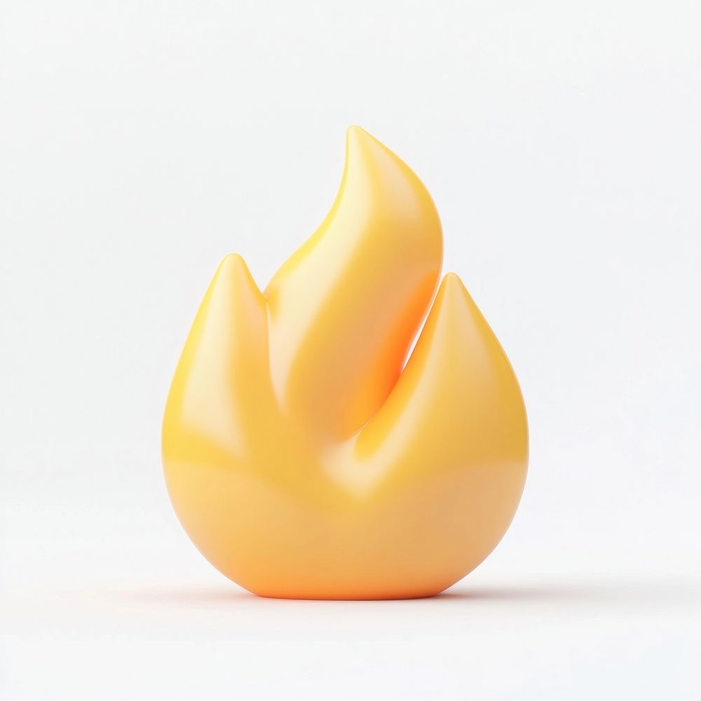 simple fire icon yellow flame | Free Photo Illustration - rawpixel