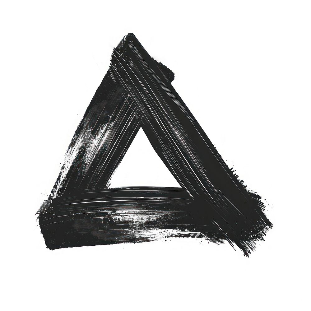 Triangle shape black art illustration. | Free Photo Illustration - rawpixel