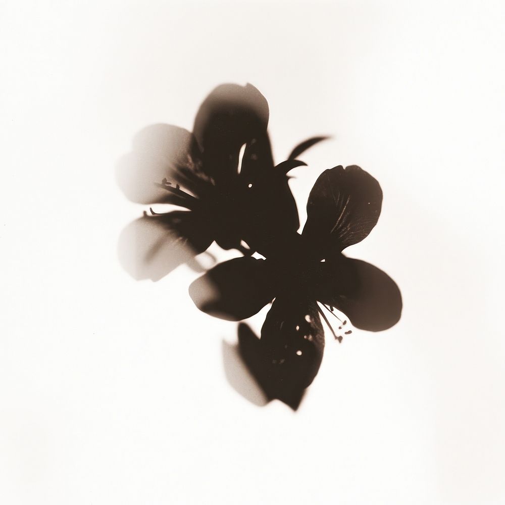 Azalea flower silhouette art photography. | Free Photo - rawpixel
