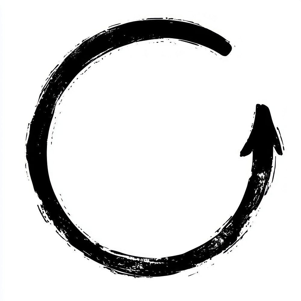 Black circle arrow symbol illustration | Free Photo Illustration - rawpixel