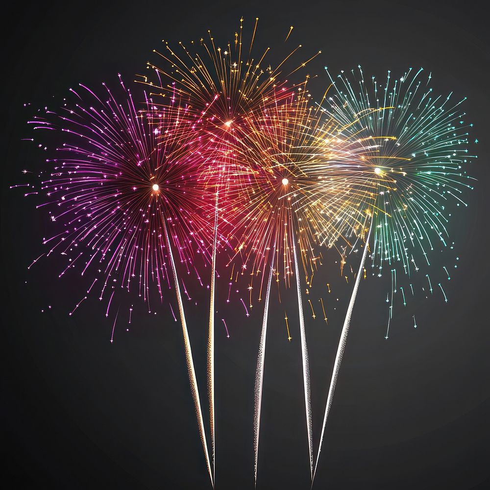 Fireworks celebration colorful pyrotechnic. | Free Photo - rawpixel