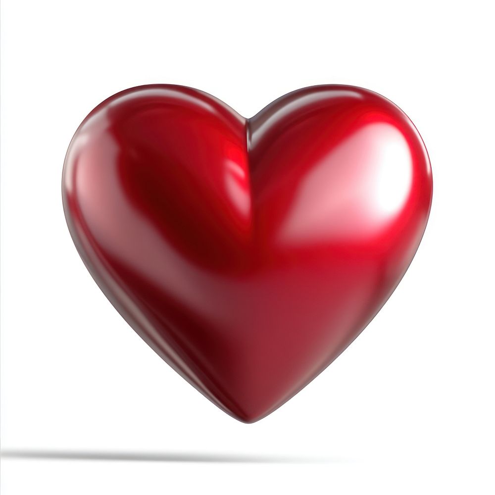 3D heart icon symbol red | Free Photo Illustration - rawpixel